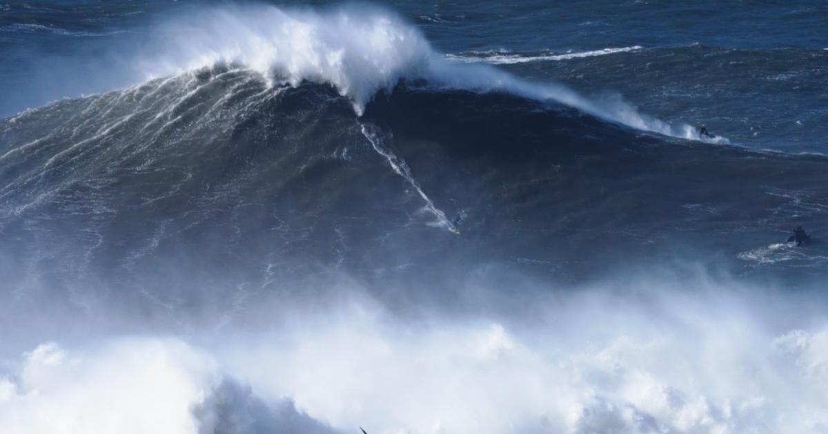 NAZARÉ’S BIGGEST SWELL IN YEARS | MOUNTAINS OF THE SEA | Around the Waves