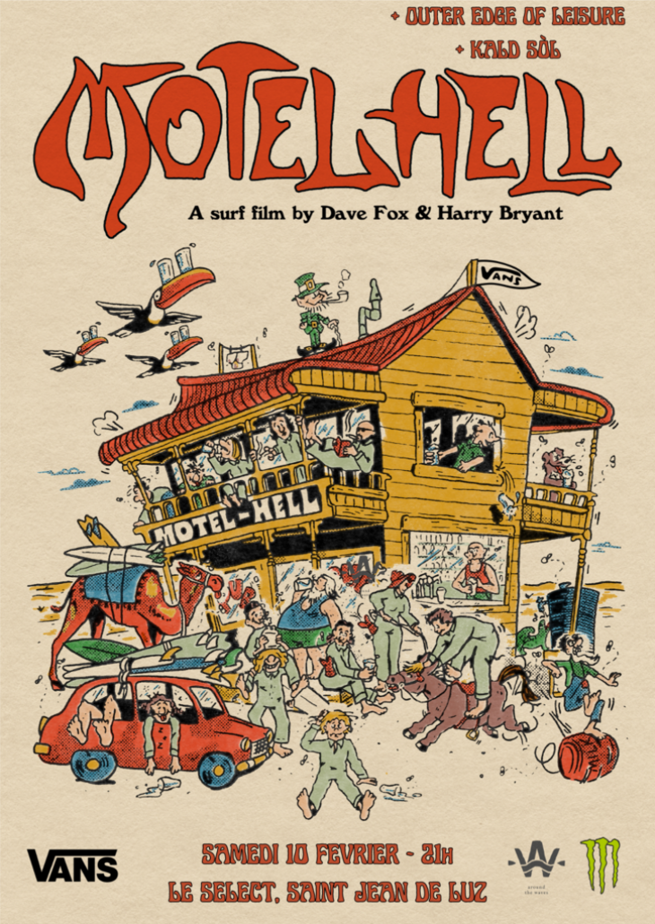 MOTEL HELL + OUTER EDGE OF LEISURE + KALD SÒL | Around the Waves