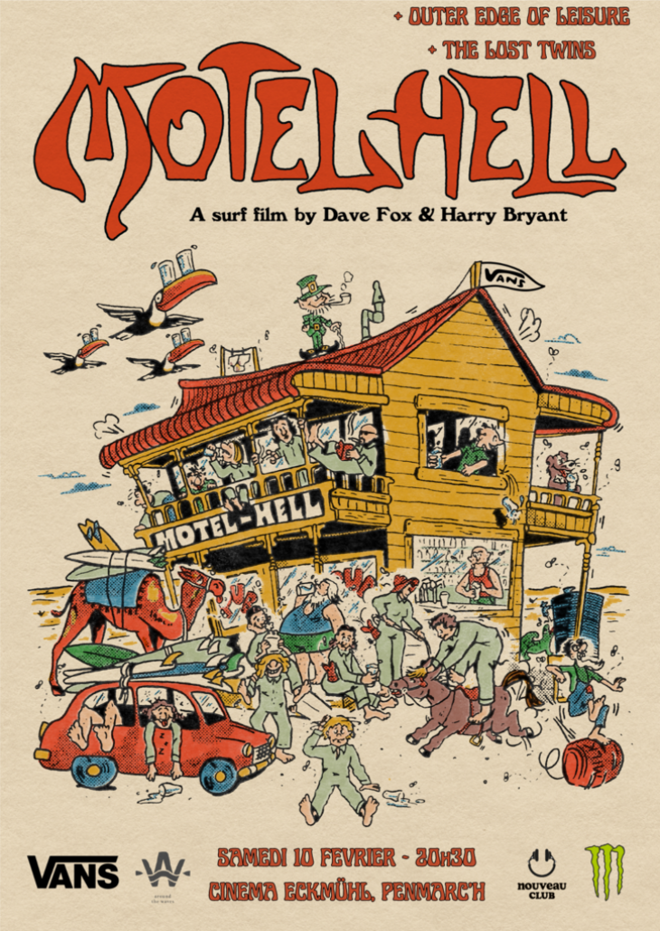 MOTEL HELL + THE LOST TWINS + OUTER EDGE OF LEISURE | Around the Waves